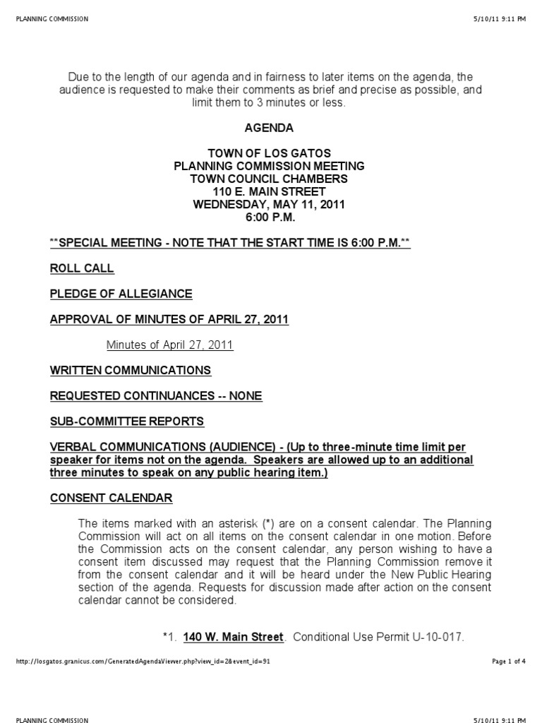 Planning Commission | PDF | Government Information | Government