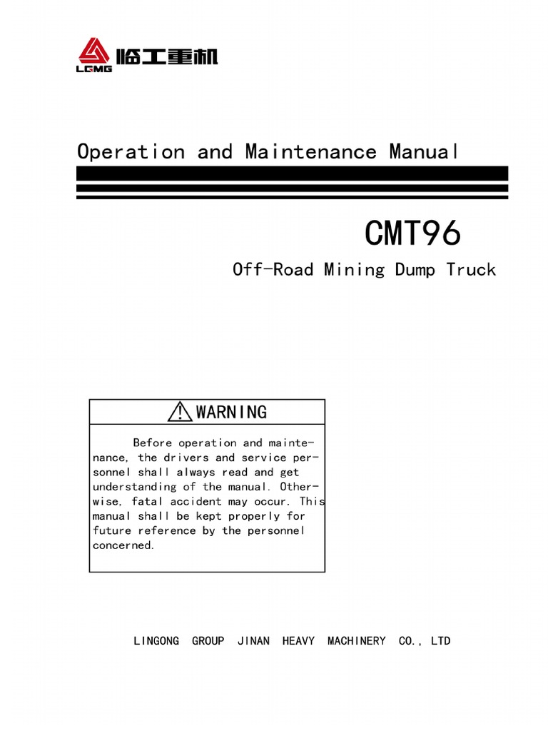 Operation&Maintenance CMT96 (At) EV | PDF | Truck | Transmission ...