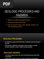 Geologic Processes and Hazards | PDF | Earthquakes | Volcano