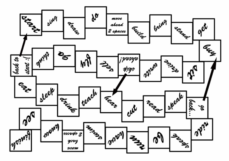 Irr Verbs Game | PDF