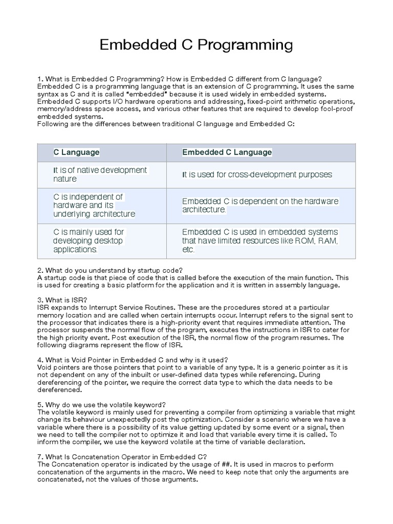 Embedded C Programming | PDF | Pointer (Computer Programming) | C (Programming Language)