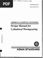 List of Gear Standards - Agma | PDF | Technology & Engineering | Computers
