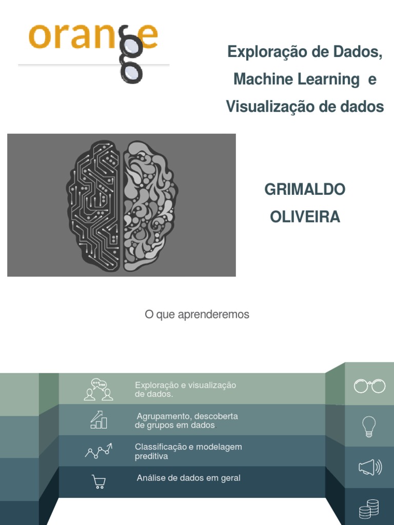 Apresentação sobre exploração e visualização de dados, machine learning ...