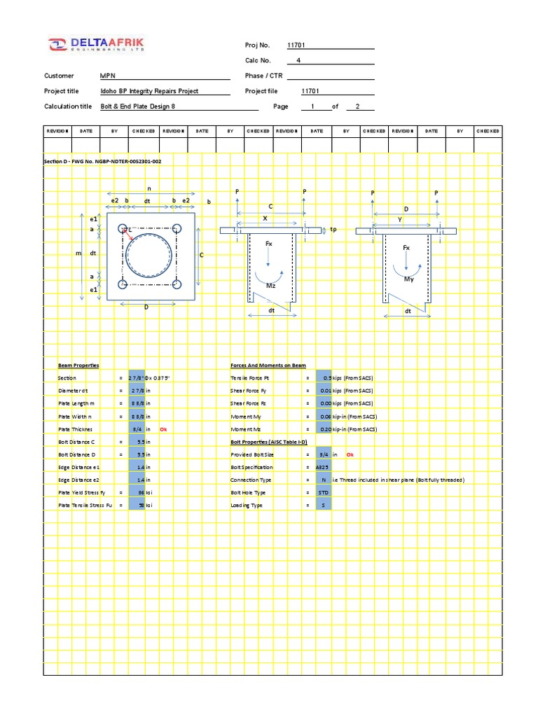 P P D P P N DT B B E1 A B E2 E2: 11701 4 MPN Idoho BP Integrity Repairs ...