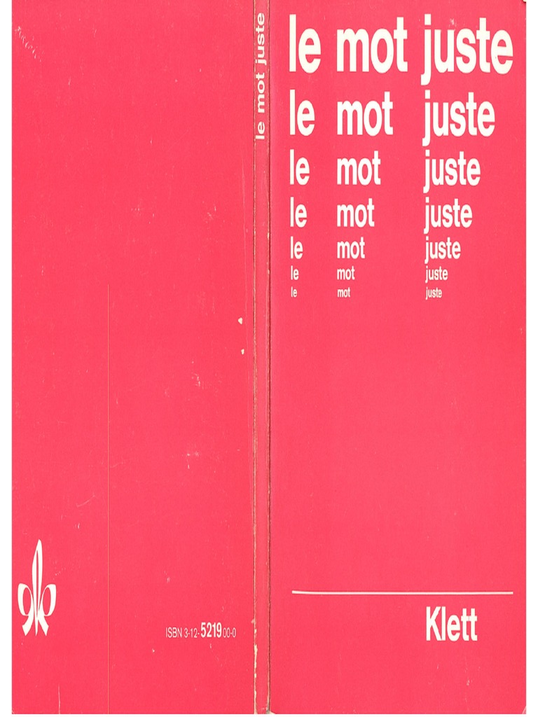 Le Mot Juste Exercices de Vocabulaire Et de Style | PDF