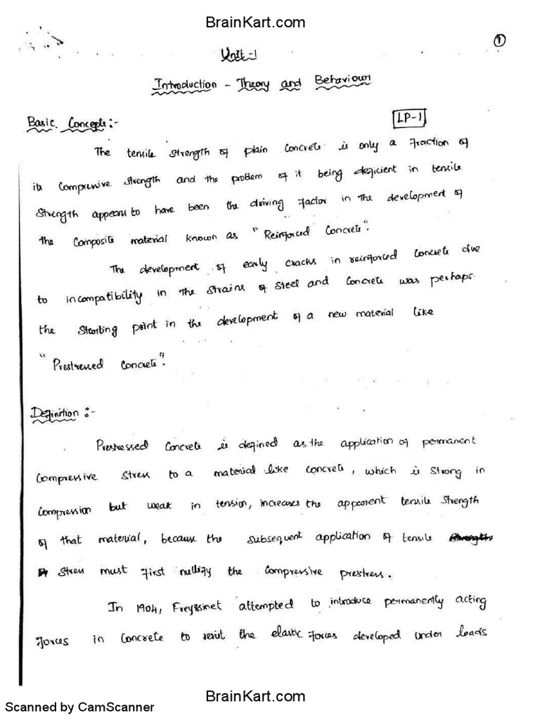 041 Ce6702 Prestressed Concrete Structures Notes Pdf Tablet
