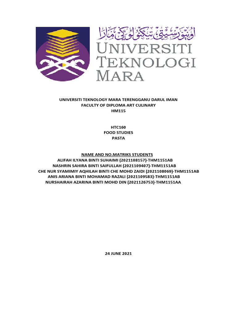 Introduction Pasta | PDF | Pasta | Food And Drink Preparation