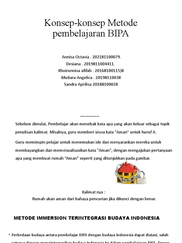 BIPA Group 2 Edit | PDF | Karier & Perkembangan