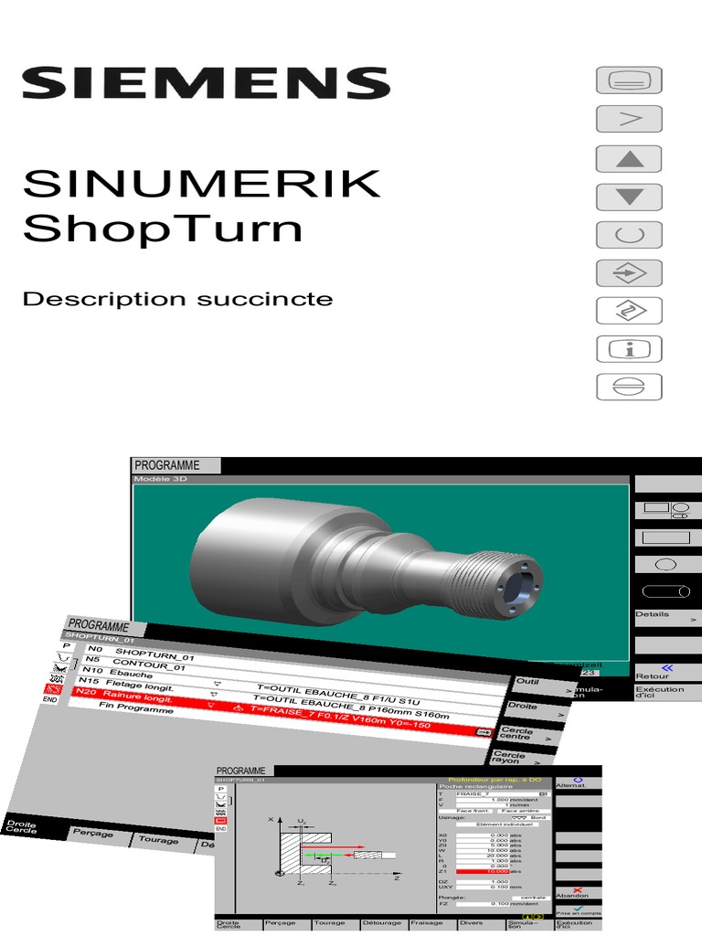 Sinumerik Shopturn: Description Succincte | PDF