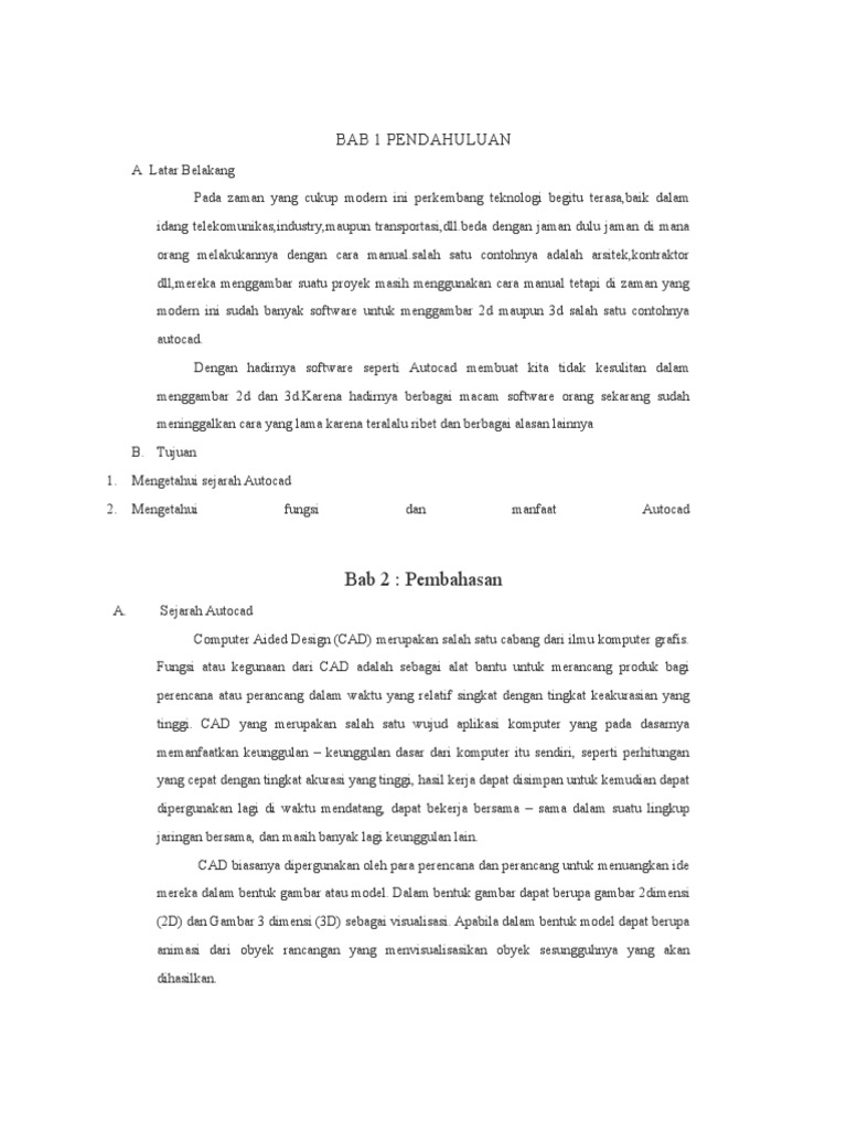 Materi Autocad | PDF