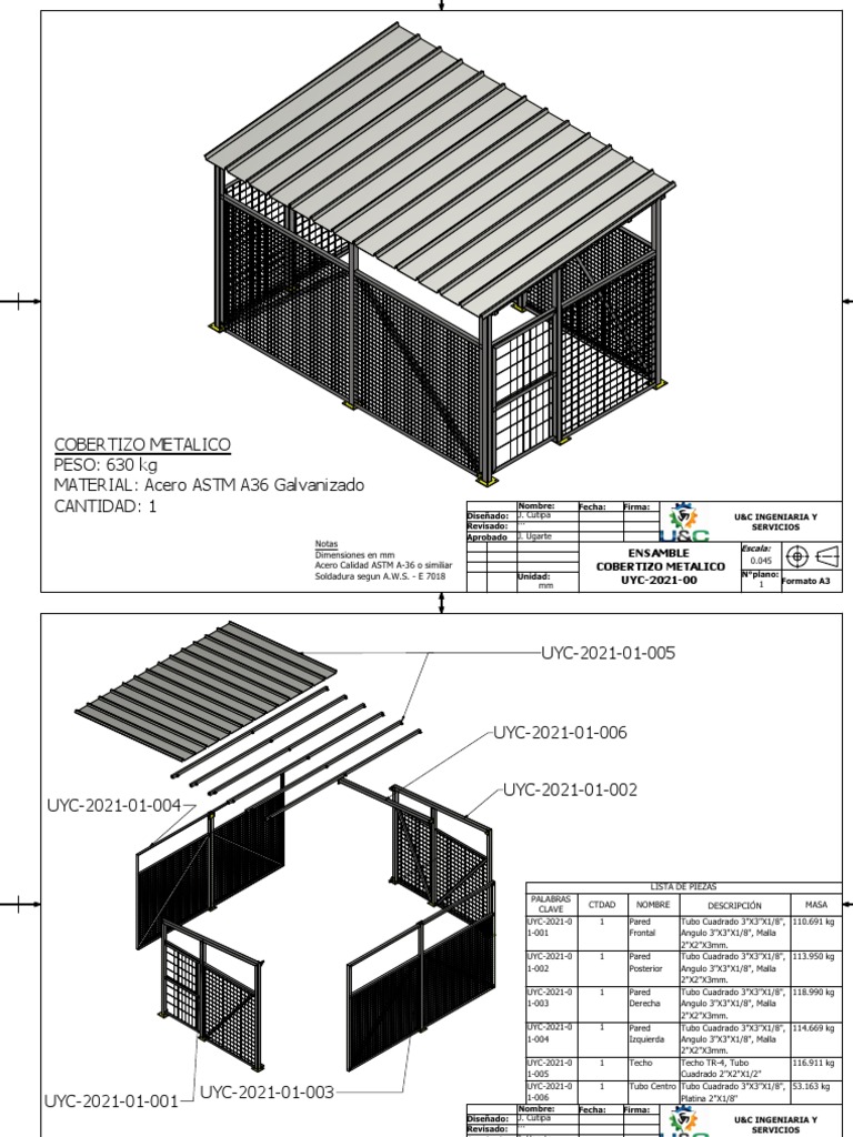 Planos Sencillos De Cobertizos Para Paletas