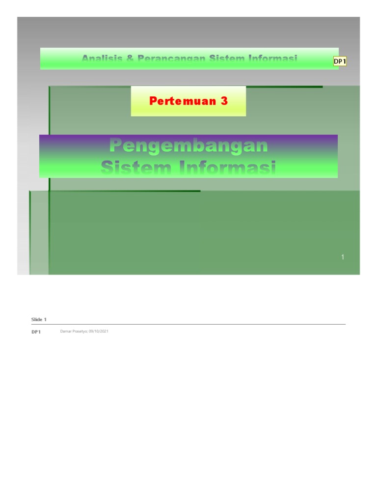 Materi 3 APSI - 2021-Mhs | PDF