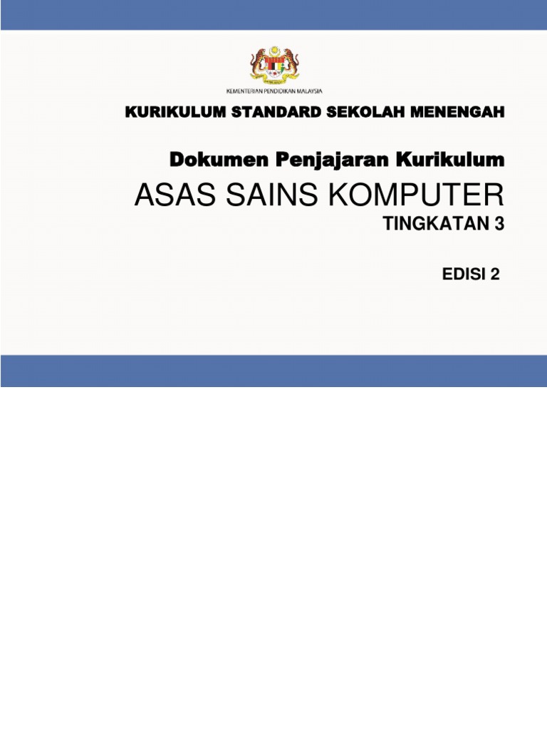 DPK2.0 Asas Sains Komputer TKT 3 | PDF