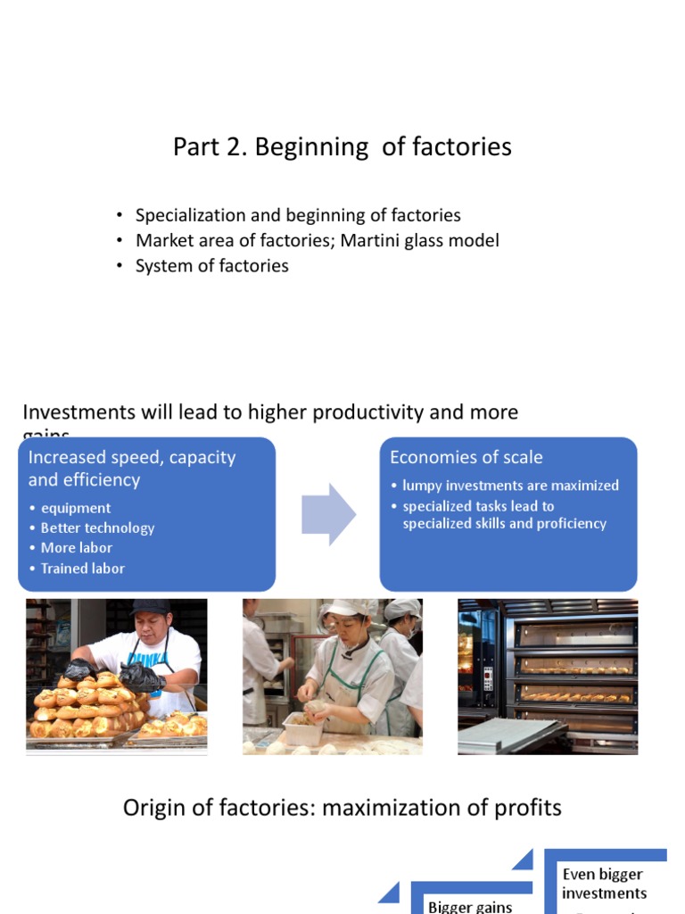 Part 2. Beginning of Factories | PDF | Market (Economics) | Economics