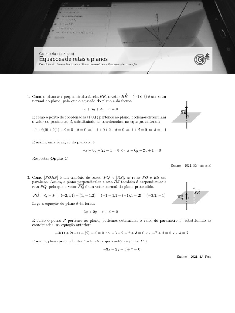 Propriedades de Retas e Planos em Geometria | PDF | Sistema de ...