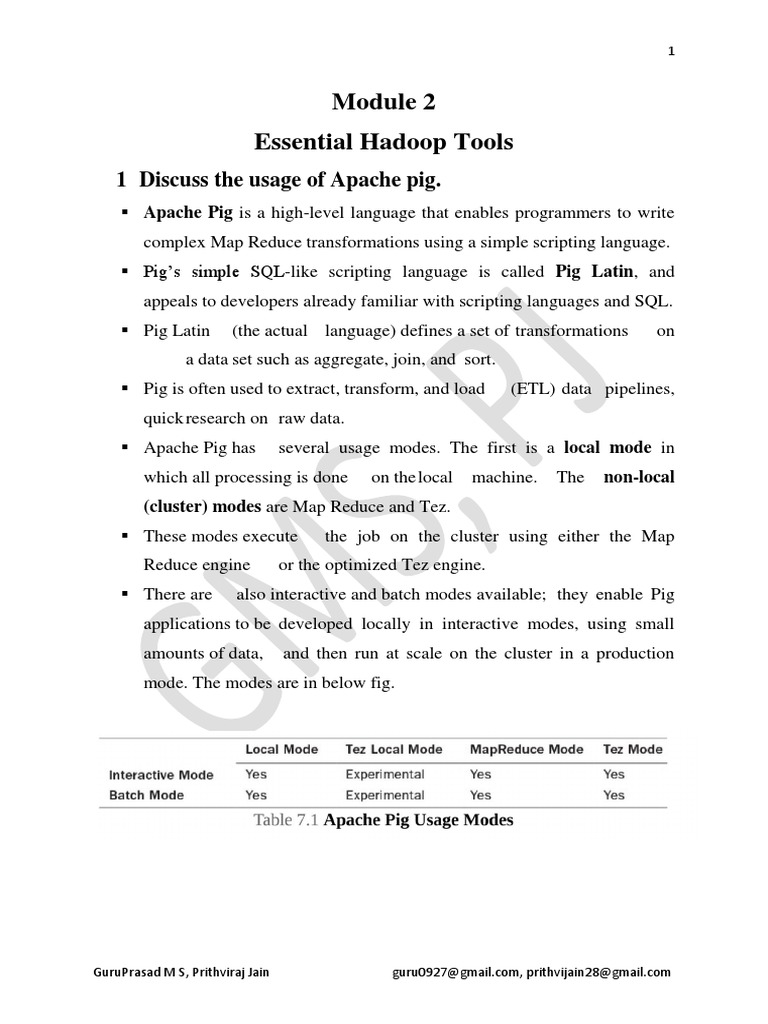 BigData Module 2 | PDF | Apache Spark | Apache Hadoop BigData Module 2 | PDF | Apache Spark | Apache Hadoop