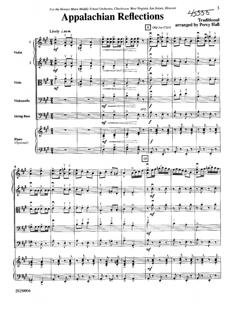 Appalachian Reflections - Score | PDF