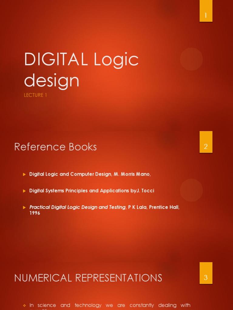 Digital Logic Design | PDF | Analogue Electronics | Digital Signal