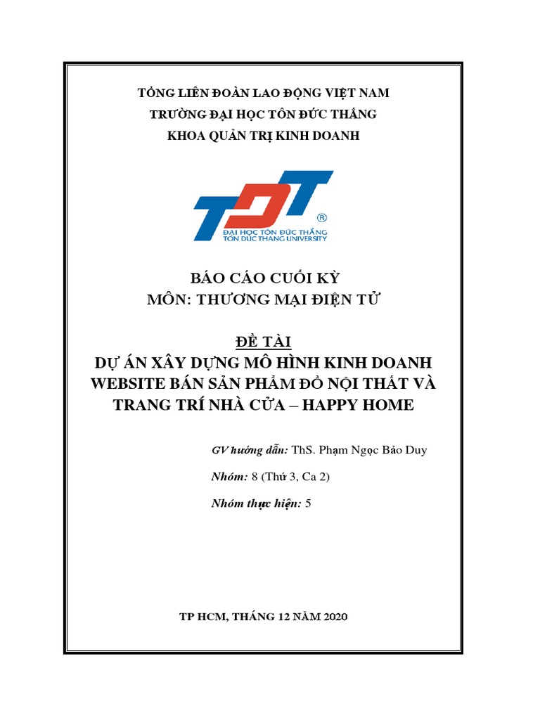Mẫu - TDTU | PDF
