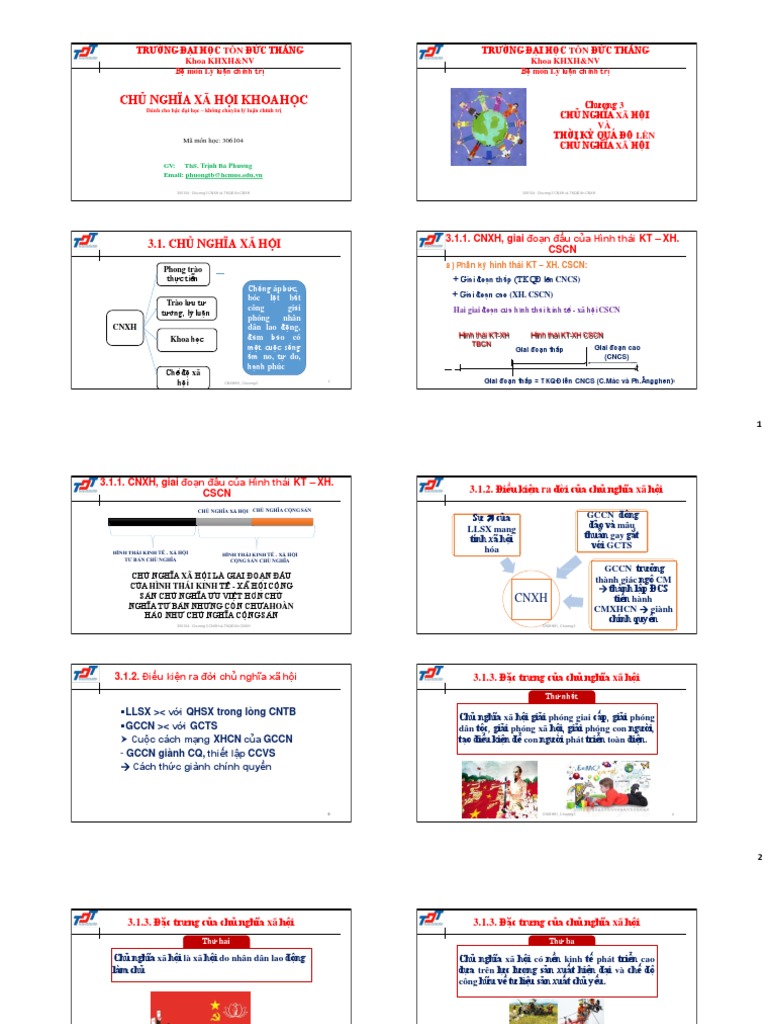 Chương 3 - CNXHKH - Ba Phuong | PDF