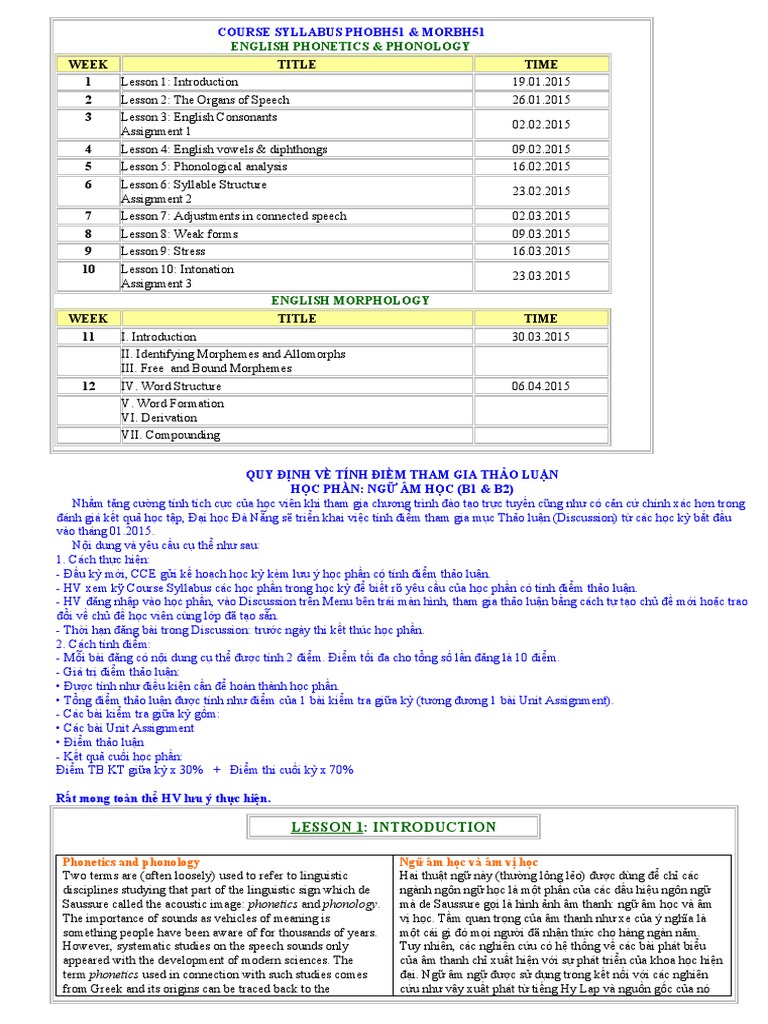 02 Ngu Am Hoc hk2 2291 | PDF