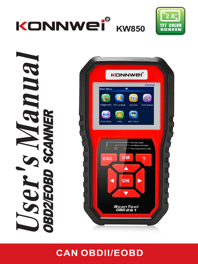 KW850 English User Manual | PDF