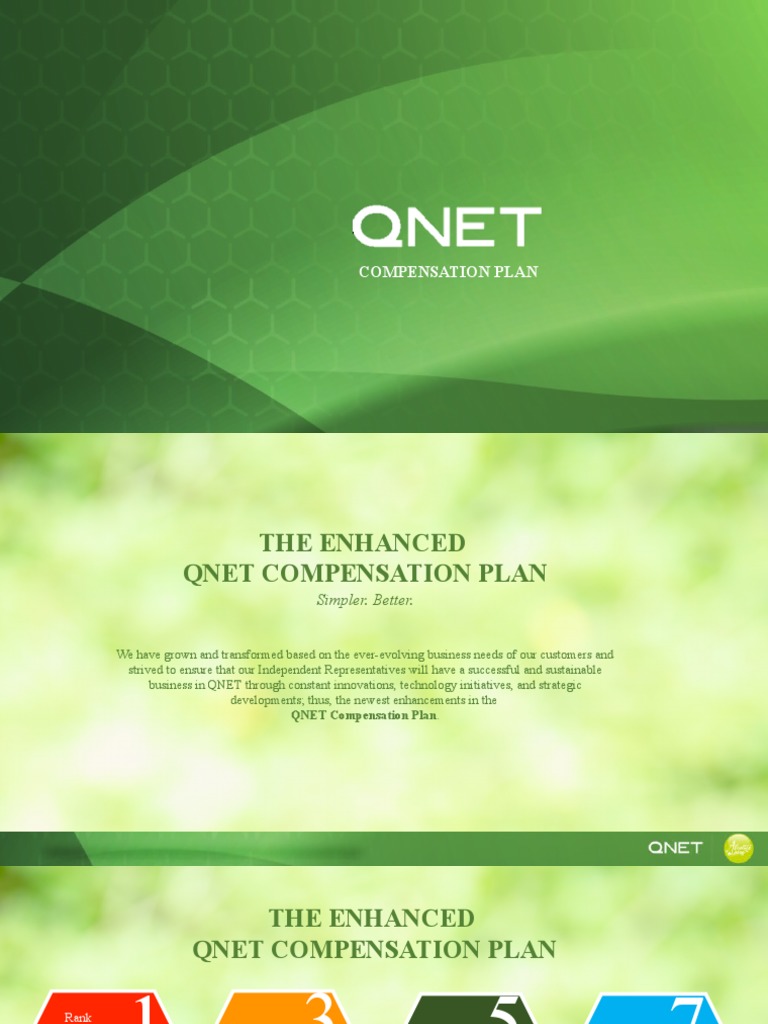 QNET Enhanced Compensation Plan Overview | PDF | Business | Economies