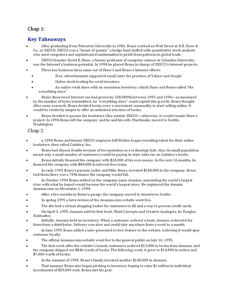 Takeaways of Book | PDF | Amazon Web Services | Business