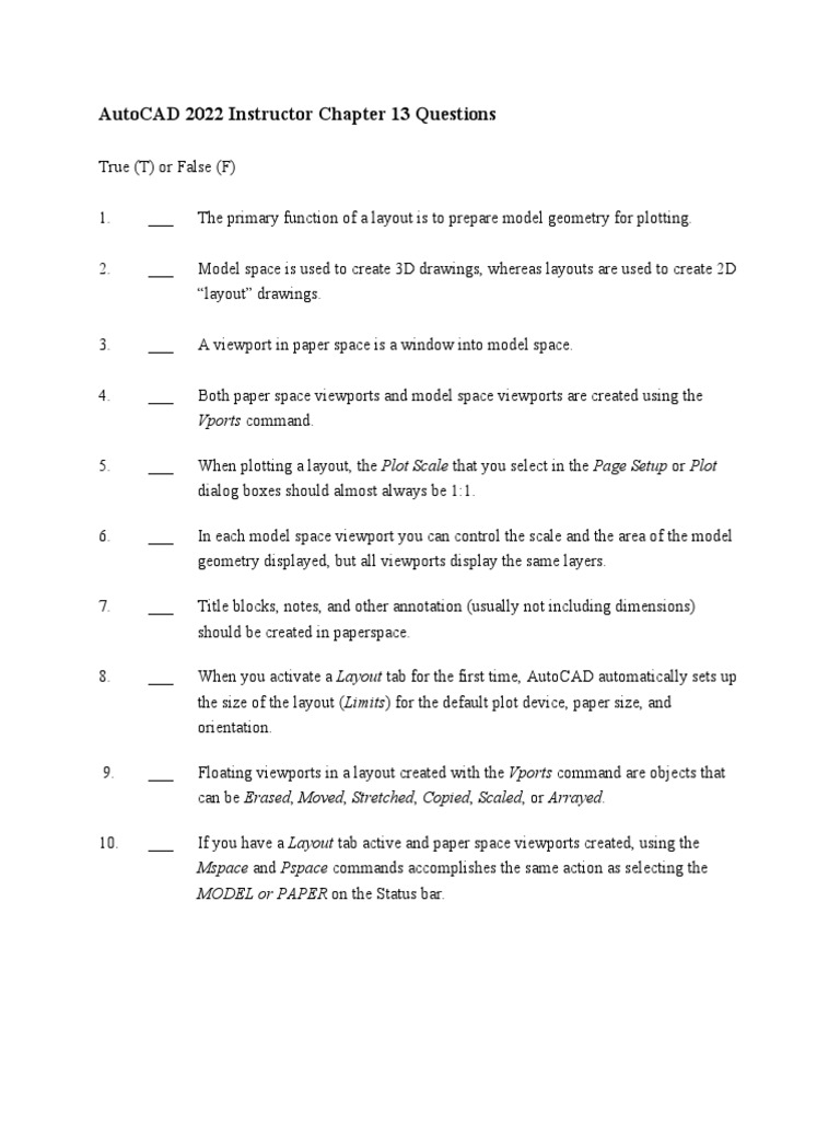 Chapter 13 Questions With Answers - Mod 7 Quiz | PDF | Page Layout | Space