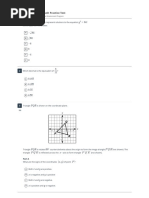 Grade 7 Math Practice Test | PDF | Multiple Choice | Area