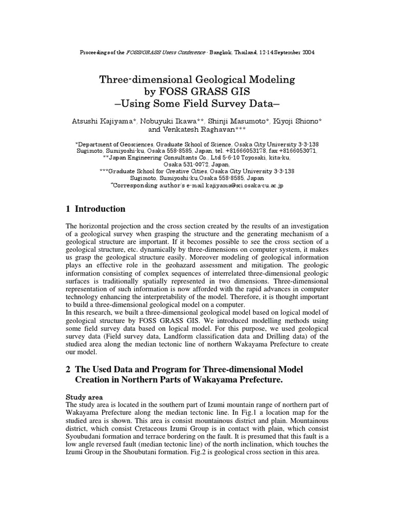 Three-Dimensional Geological Modeling | PDF | Topography | Geology