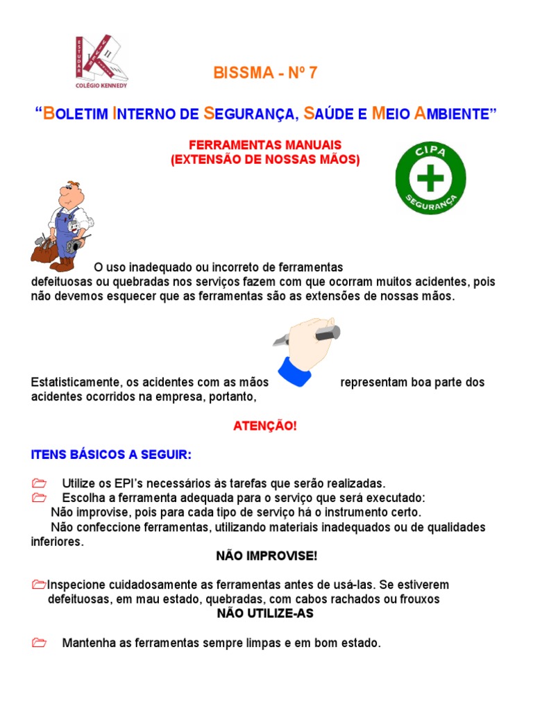 BISSMA 07 - Ferramentas Manuais | PDF