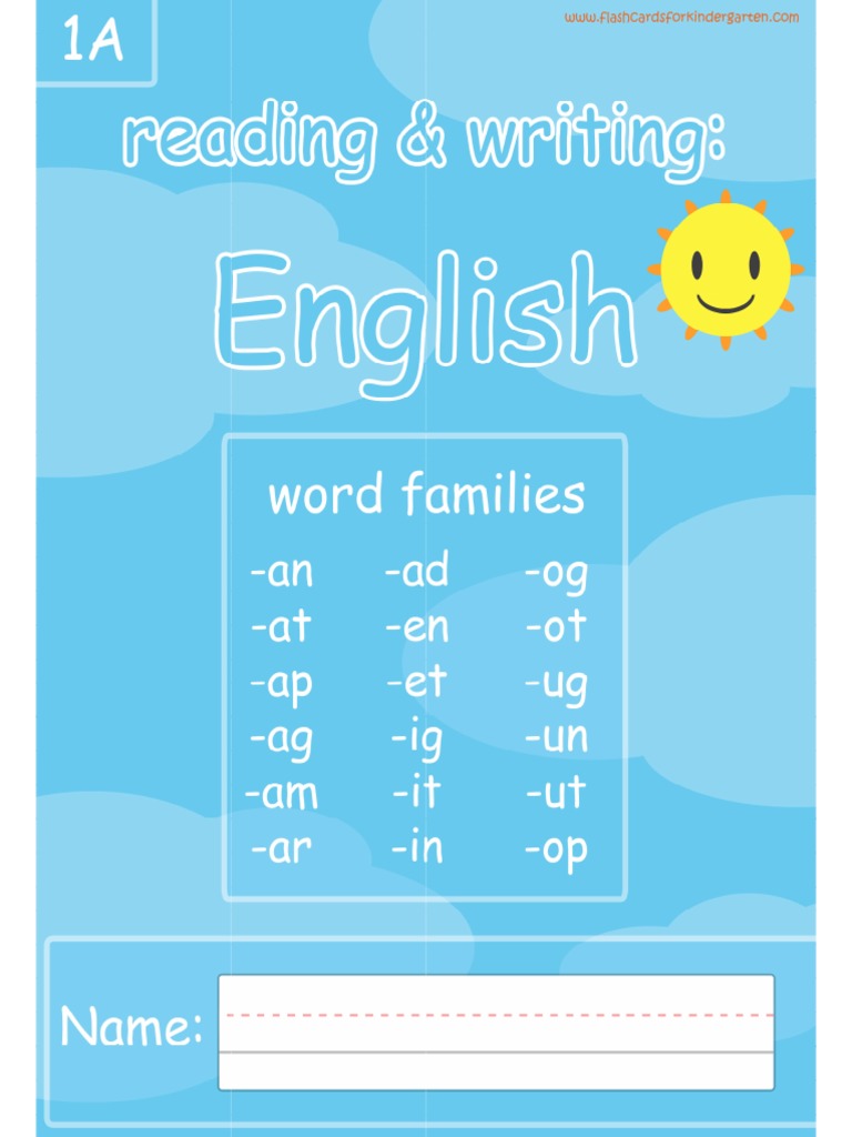 Word Family Book | PDF