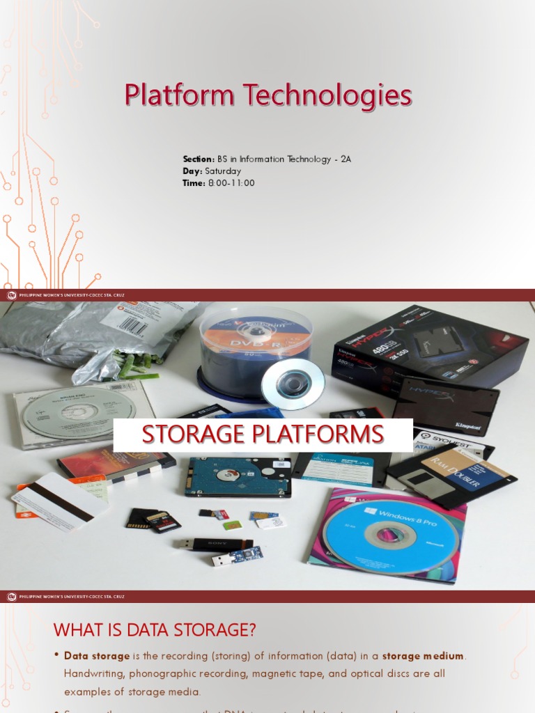 Platform Technologies - P4 | PDF | Computer Data Storage | Hard Disk Drive