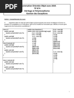 Exercices Corrigés POO en Java | PDF | Classe (informatique) | Programmation orientée objet