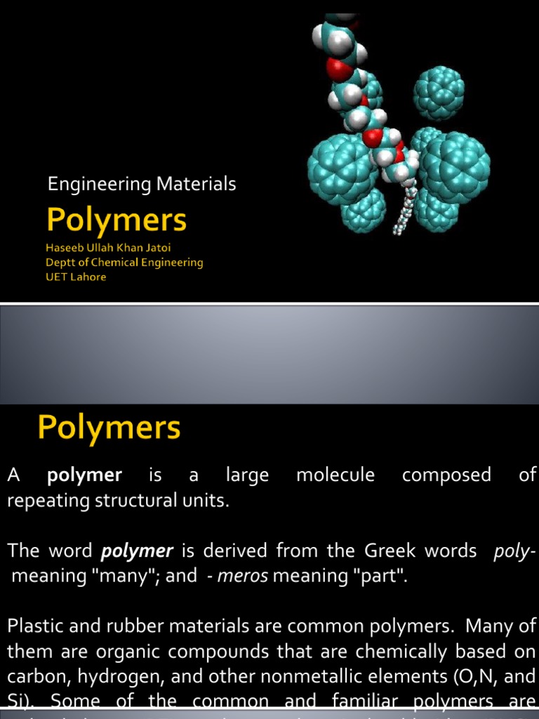 Polymers | PDF | Polyester | Polymers