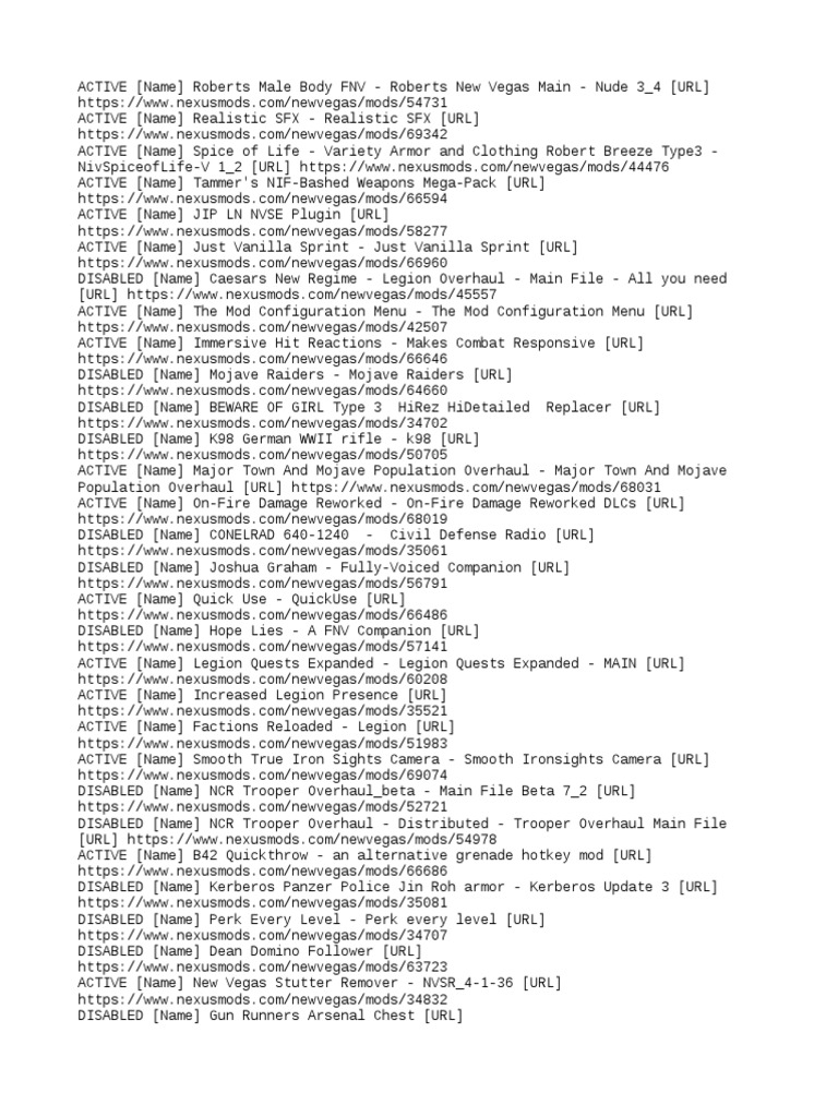ModList - 2021 11 11T22 20 36 | PDF | Computers | Technology & Engineering