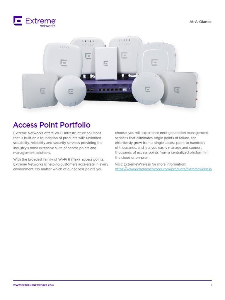 Access Point Matrix at A Glance 1 | PDF | Wireless Access Point | Wi Fi