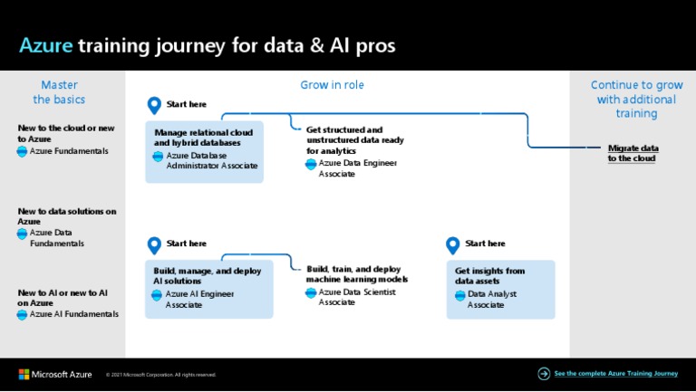 Training Journey For Data and AI Pros | PDF