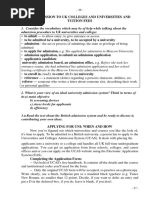 UniApplyForMe 2026 University Application Checklist | PDF