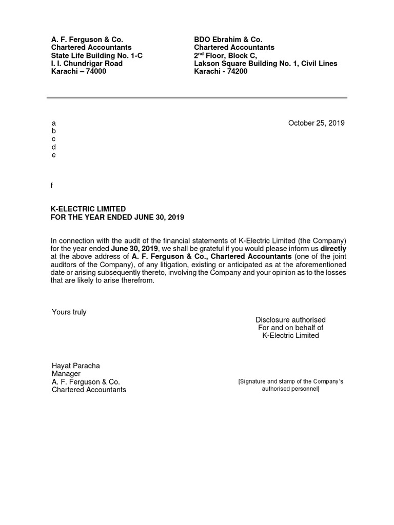 Legal Confirmation Template | PDF | Finance & Money Management