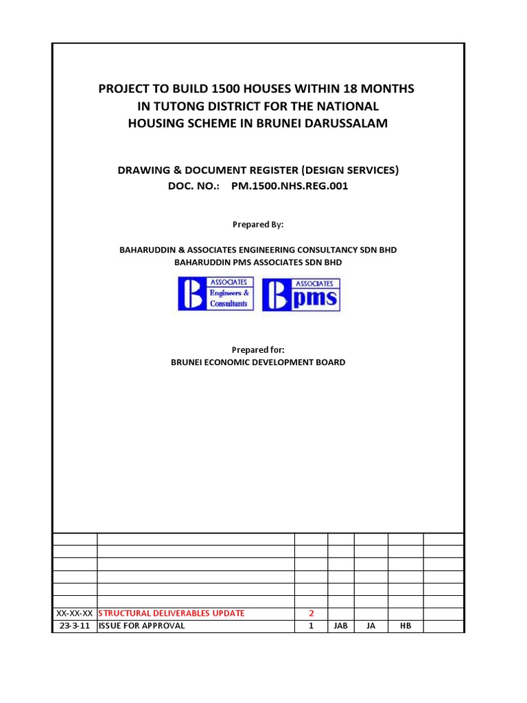 Document & Drawing Registers | PDF | Chemical Engineering | Civil ...