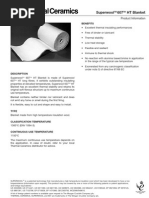 Kaowool S and Kaowool SZR Blankets Product Data Sheet | PDF | Thermal ...