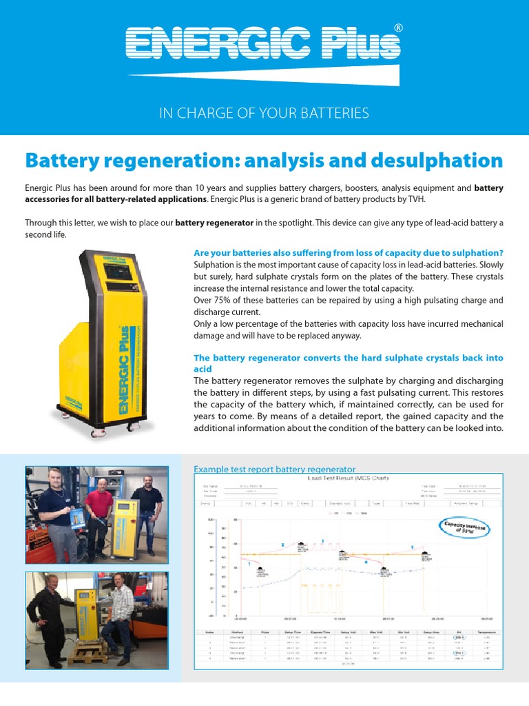 Battery Regeneration: Analysis and Desulphation: in Charge of Your ...