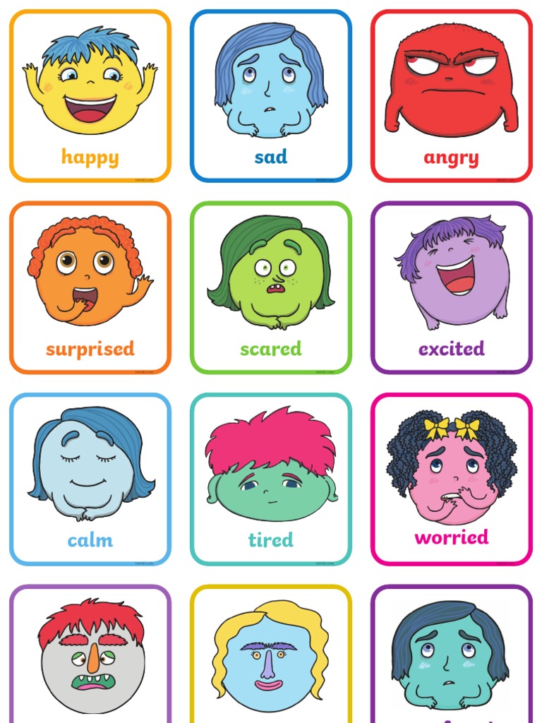 T TP 7144 Mood Monsters Cards Ver 5 | PDF