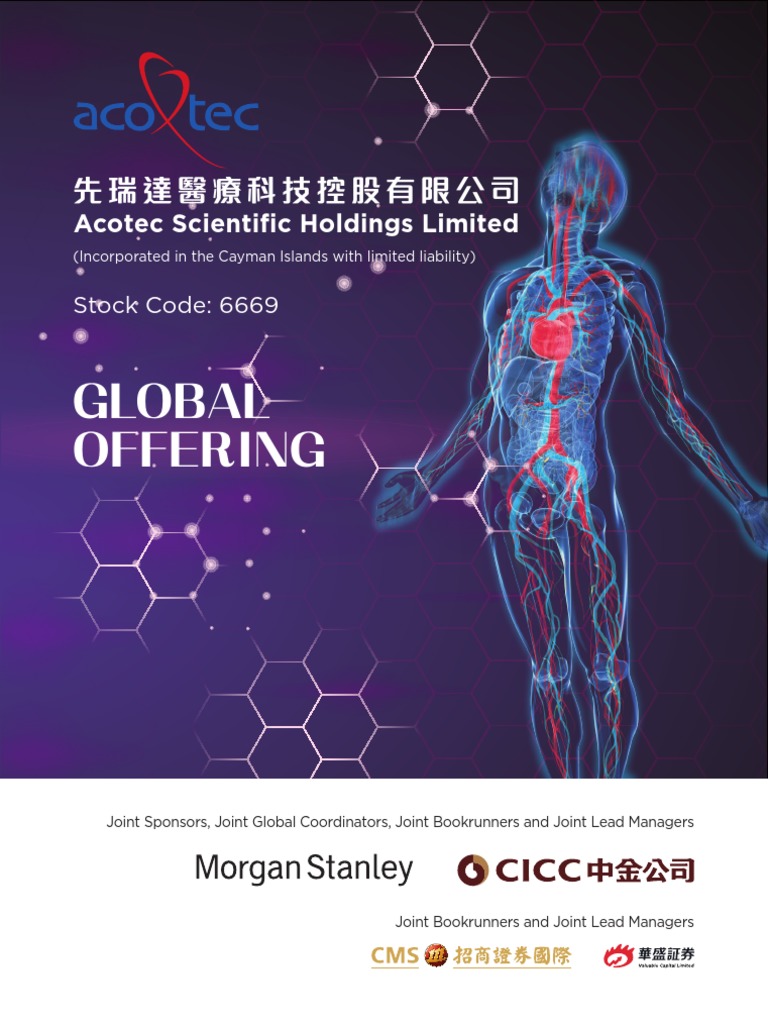 Prospectus Acotec HK6669 | PDF | Securities Act Of 1933 | Medical ...