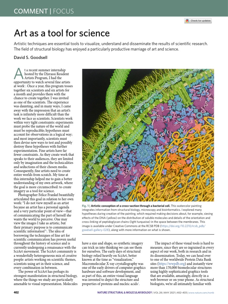 Art As A Tool For Science: Comment - FOCUS | PDF | Proteins | Protein ...