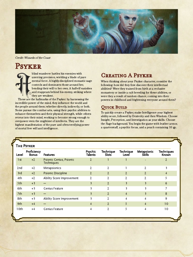 Psyker | PDF