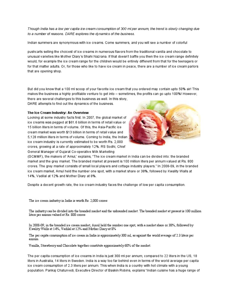 Ice Cream | PDF | Ice Cream | Foods