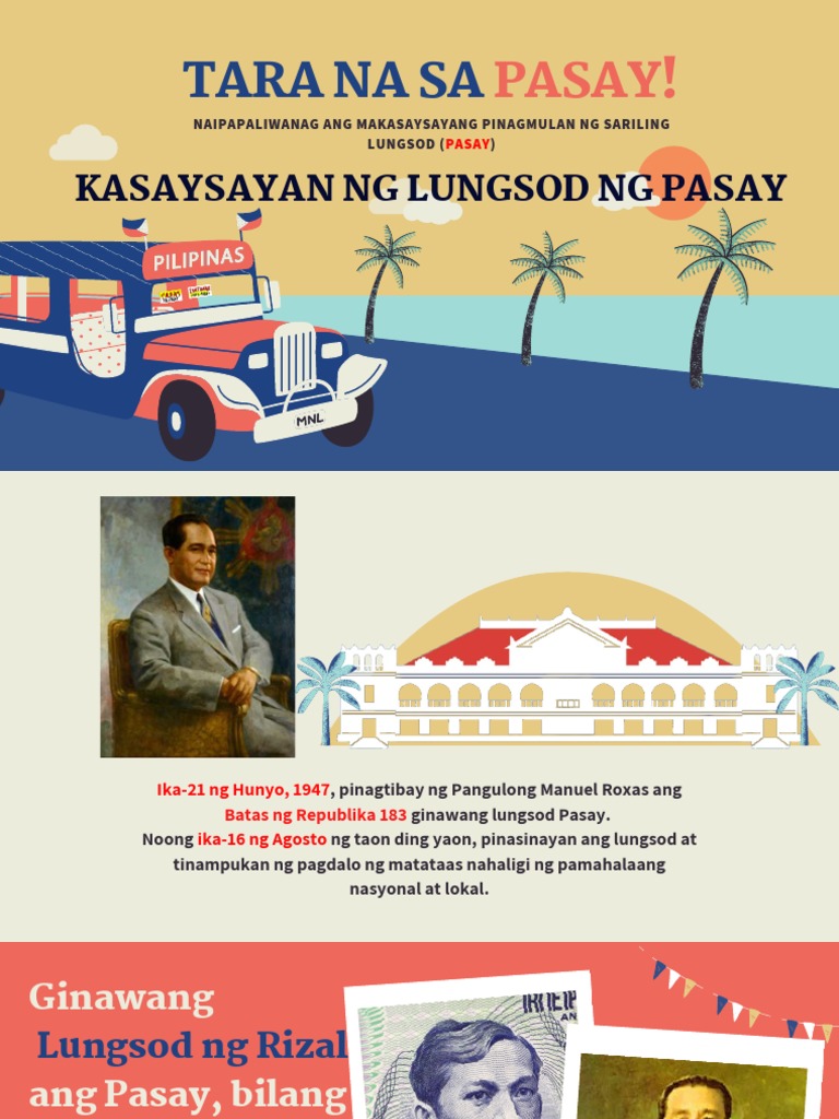 Kasaysayan NG Lungsod NG Pasay - Q2 - W1 - D3 | PDF